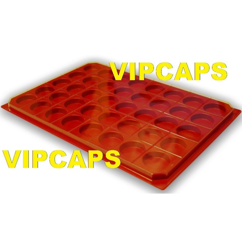 Plateaux 40 capsules de champagne d'excellente qualité Rouge satiné pas ...